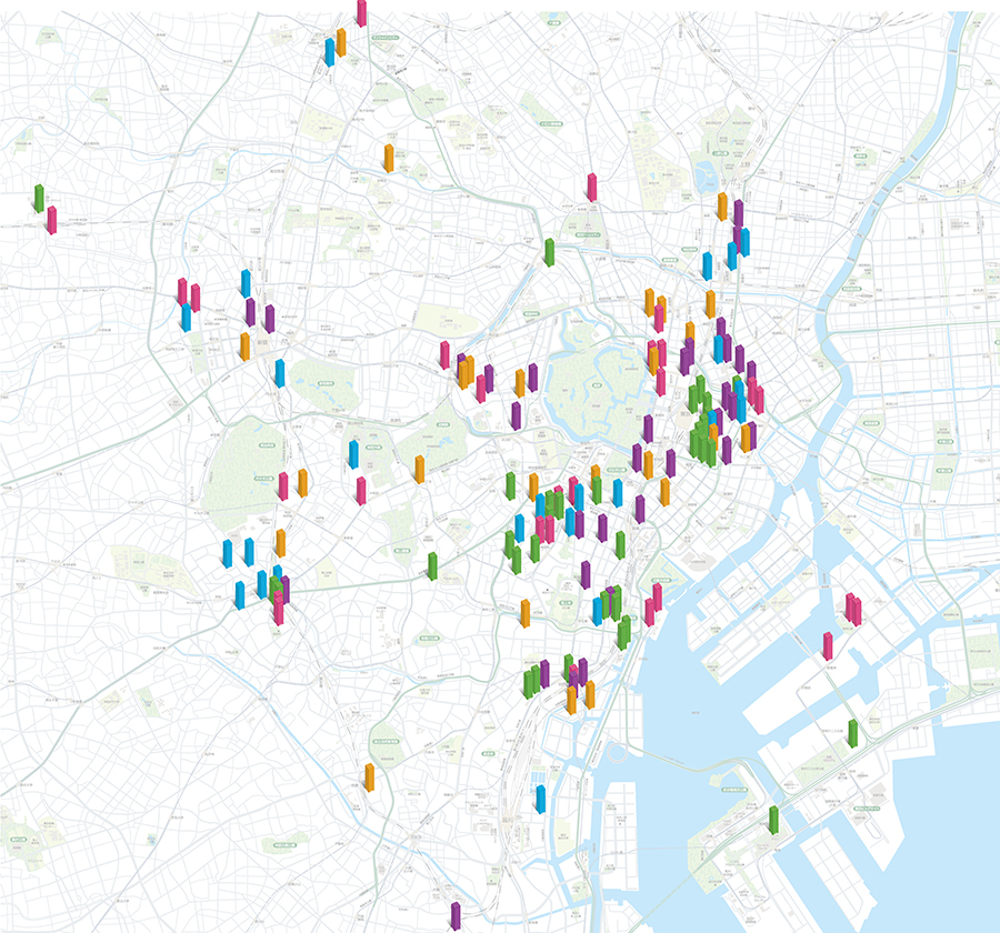 はじめに 東京オフィスビル竣工マップ 【2018年版】 |【CBRE】