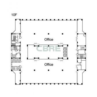 JMFビル川崎01の空室情報（10階 / 318.61坪）（掲載終了）│賃貸オフィス・事務所│世界最大手*【CBRE】